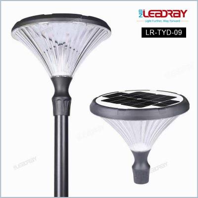 China 25W Solar Garden Lights IP65 Waterproof Bollard Courtyard Landscape Yard LED Lamp for sale
