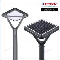 China Gate Solar Garden Pole Light 20W IP65 Waterproof Landscape Fence Post LED 180 Degree for sale