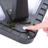 China Gate Solar Garden Pole Light 20W IP65 Waterproof Landscape Fence Post LED 180 Degree for sale