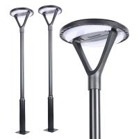 China Square Spot Solar Powered Garden Lights 20W IP65 Aviation Aluminum Patio Changing Color Lamp for sale