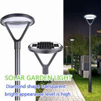 China Square Spot Solar Powered Garden Lights 20W IP65 Aviation Aluminum Patio Changing Color Lamp for sale