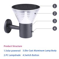 China Outdoor LED Solar Wall Lights 25W for Garden Courtyard Light Living for sale