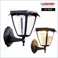 China Aluminum Solar Wall Lights Garden Outdoor Waterproof Compound Fence LED Lamp for Home for sale