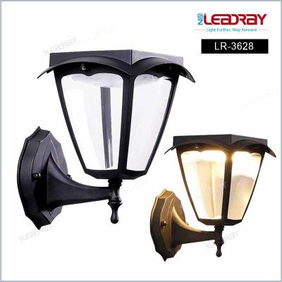 China Aluminum Solar Wall Lights Garden Outdoor Waterproof Compound Fence LED Lamp for Home for sale