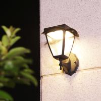 China Aluminum Solar Wall Lights Garden Outdoor Waterproof Compound Fence LED Lamp for Home for sale