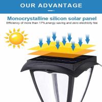 China Aluminum Solar Wall Lights Garden Outdoor Waterproof Compound Fence LED Lamp for Home for sale