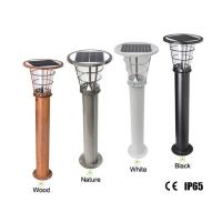 China Waterproof Outdoor Gate Lights Pillar Lawn Post LED Solar Fence Garden Lamps for sale