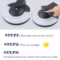 China IP65 Waterproof Outdoor Ground Post Bollard Light Motion Sensor Solar Garden LED Street Lamp for sale