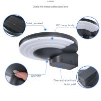 China IP65 Waterproof Outdoor Ground Post Bollard Light Motion Sensor Solar Garden LED Street Lamp for sale