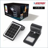 China Modern PIR Motion Sensor Solar Wall Lights Waterproof for Garden Pathway Home Security Outdoor Lighting for sale
