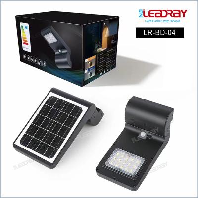 China Modern PIR Motion Sensor Solar Wall Lights Waterproof for Garden Pathway Home Security Outdoor Lighting for sale