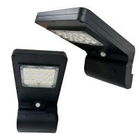 China Modern PIR Motion Sensor Solar Wall Lights Waterproof for Garden Pathway Home Security Outdoor Lighting for sale