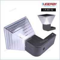 China Square 5W Outdoor Garden LED Wall Lamp Motion Sensor Solar Pathway Flood Street Lighting for sale