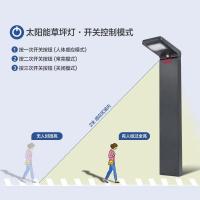 China Waterproof Solar Bollard Lights Garden Yard Pathway Park Outdoor Lighting Lamp for sale