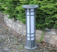 China Aluminum LED Solar Bollard Lights Outdoor Commercial Grade Modern Eco CE for sale