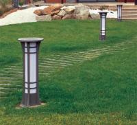 China Aluminum LED Solar Bollard Lights Outdoor Commercial Grade Modern Eco CE for sale