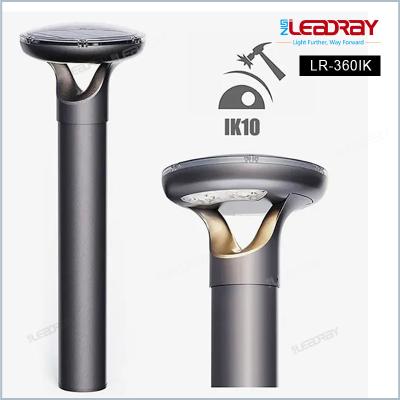 China IK10 Outdoor Waterproof LED Solar Pillar Lamp Driveway Path Lighting Square Garden Lamp for sale