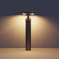 China IK10 Outdoor Waterproof LED Solar Pillar Lamp Driveway Path Lighting Square Garden Lamp for sale