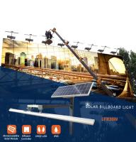 China Outdoor Advertising Trivision 36W Solar Advertising Billboard Light 18V80W Solar Panel 5040Lm Off Grid Street Lamp for sale