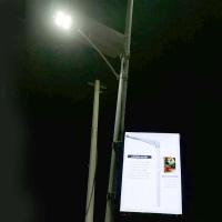 China Integrated Solar Advertising Lights 30W CREE LED With Replaceable Poster for sale