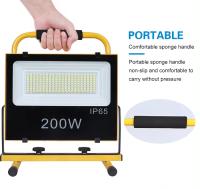 China LR-SFL-200W-AIO Rechargeable Portable Solar Flood Lights Waterproof LED Outdoor Camping with Tripod Stand for sale