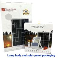 China LR-V6-PRO High Brightness Solar Flood Lights Waterproof 13.5W with Motion Sensor 2.4G Remote Control for sale