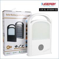 China LR-SL-B100W-02 Energy Saving Portable Solar Flood Light with Bluetooth Speaker USB Power Bank for sale
