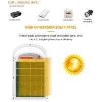 China LR-SL-B100W-02 Energy Saving Portable Solar Flood Light with Bluetooth Speaker USB Power Bank for sale
