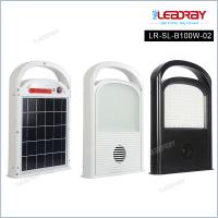 China Emergency Music Lamp Radio Solar Camping Light Warning Light with Wireless Speaker for sale