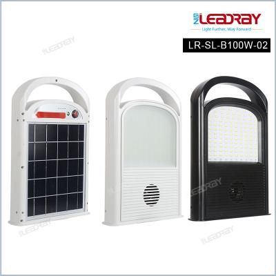China Emergency Music Lamp Radio Solar Camping Light Warning Light with Wireless Speaker for sale