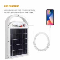 China Emergency Music Lamp Radio Solar Camping Light Warning Light with Wireless Speaker for sale