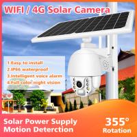 China 1080P 2MP WIFI IP Speed Dome Solar PTZ Camera Mini IR 360 Outdoor Security for sale
