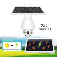China 1080P 2MP WIFI IP Speed Dome Solar PTZ Camera Mini IR 360 Outdoor Security for sale