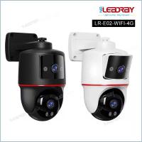China 4MP 4G Dual Lens Full Color Panoramic Solar Security Camera IP66 Waterproof Smart Home Wireless WIFI for sale