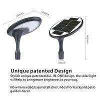 China Integrated Solar Street Light 38W Die Cast 4800lm IP65 Pole Mounted for Garden Road for sale