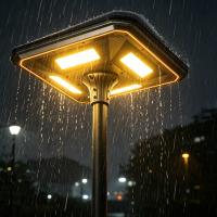 China 60W Integrated Solar Street Light Intelligent Light Sensing 18000LM 5050 LED 160W Panel for sale