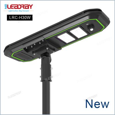 China 30W Solar Street Lamp Daytime PV Auto Energy Storage Remote Dimmable High Lumen Lighting for sale