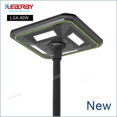 China 60W Integrated Solar Street Light Intelligent Light Sensing 18000LM 5050 LED 160W Panel for sale