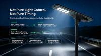 China 100W Integrated Solar Street Lights High Brightness Outdoor Remote Control for sale