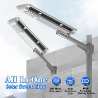 China 80W Solar Street Light IP65 Waterproof 180lm/W MPPT Controller Infrared Sensor 50000H Lifespan for sale