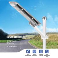 China 60W Solar Street Light IP65 Waterproof Bifacial Solar Panel 180lm/W 3030 LED 50000H Lifespan for sale