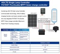China LA2-120W All In One Solar Street Lights 240lm/W LiFePO4 Battery 768Wh 3-5 Rainy Days Backup for sale