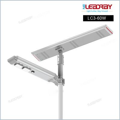 China 6800lm Split Solar Street Light 5050 LED PIR Time Control 7-10 Days Rainy Backup for Village Street for sale