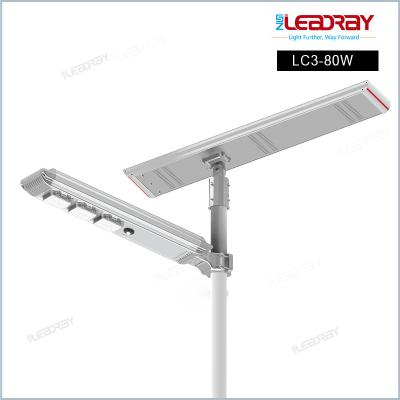 China 9000lm Split Solar Street Light 5050 LED T3 Light Distribution for Municipal Project for sale