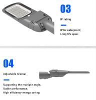 China LBA Series High Performance 60W 9600Lm Split Solar Street Light with 180W Monocrystalline Solar Panel for sale