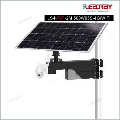 China 70W Solar 4G WiFi PTZ Camera 5MP Outdoor Solar Powered Security Camera LiFePO4 Battery 3-5 Rainy Days Backup for sale