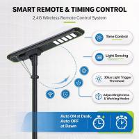 China LEADRAY LRC-H130W 130W All In One Solar Street Light 5050 LED 23400Lm for Rural Highway Project for sale