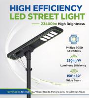 China LEADRAY LRC-H130W 130W All In One Solar Street Light 5050 LED 23400Lm for Rural Highway Project for sale