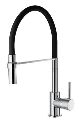 China 35mm Cartridge Kitchen Mixer Faucet with 360° Silicon Spout and 5-Year Warranty in Chrome Finish for sale