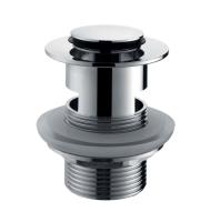 China OEM Zinc Pop Up Drainer Basin Waste with 5-Year Warranty - P08 Chrome Finish for Easy Assembly for sale